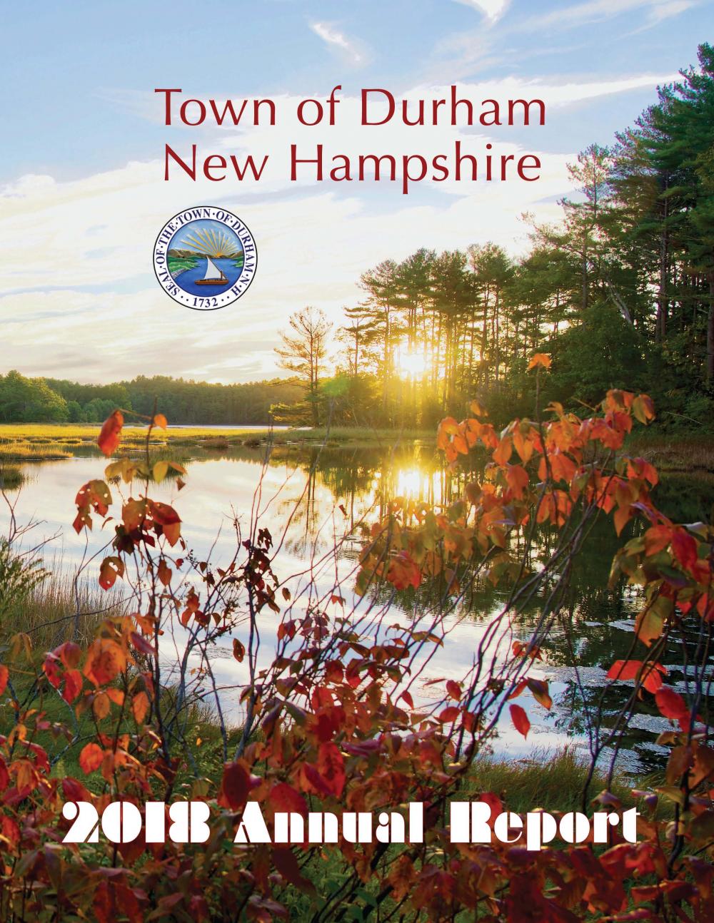2018 Durham Town Report | The Town of Durham New Hampshire