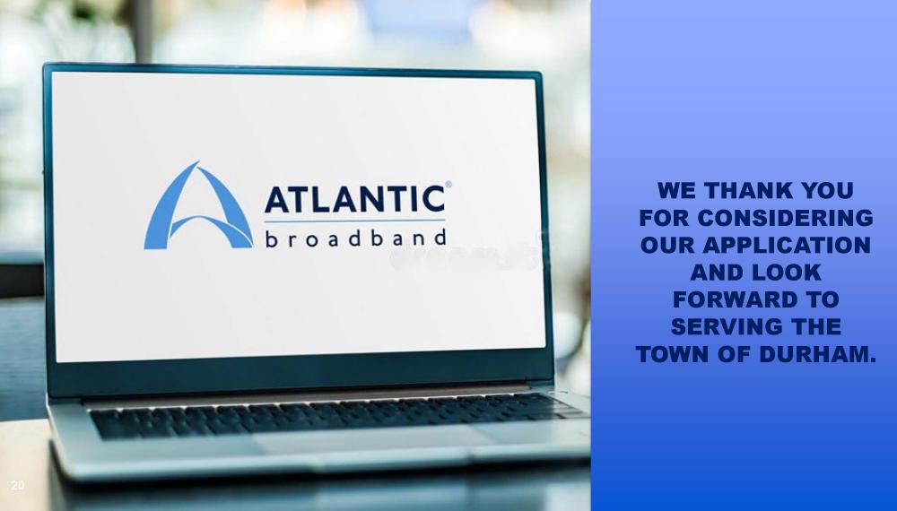 Atlantic Broadband PowerPoint Franchise Application Slideshow ...