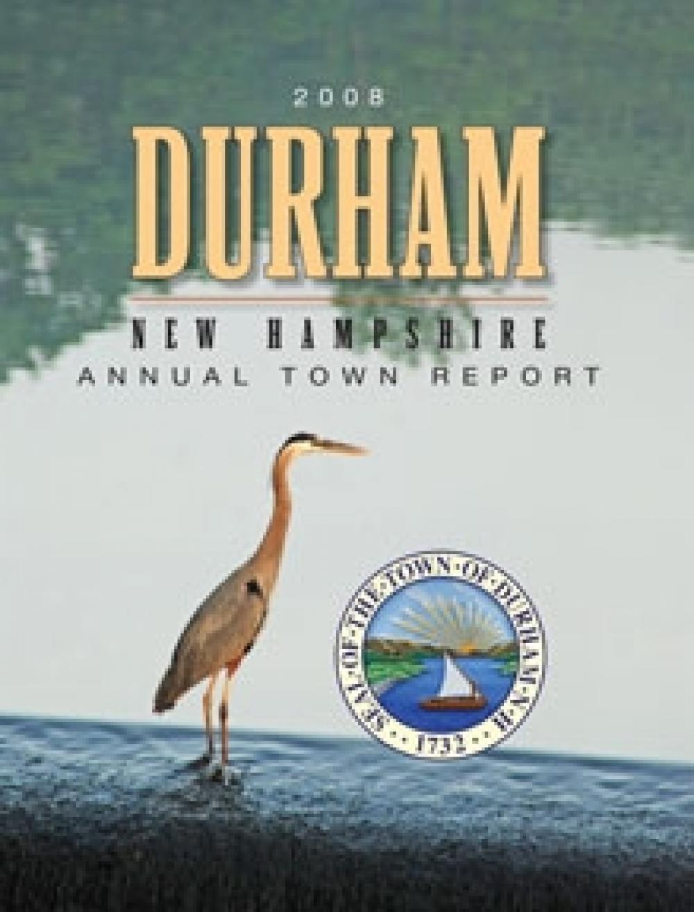 Durham Town Report 2008 | The Town of Durham New Hampshire